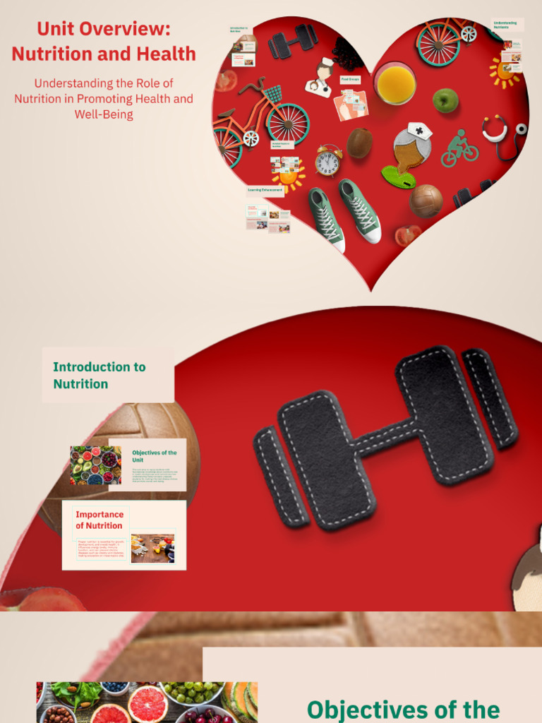 Unit 1 - Nutrition and Health Grade 8 | PDF