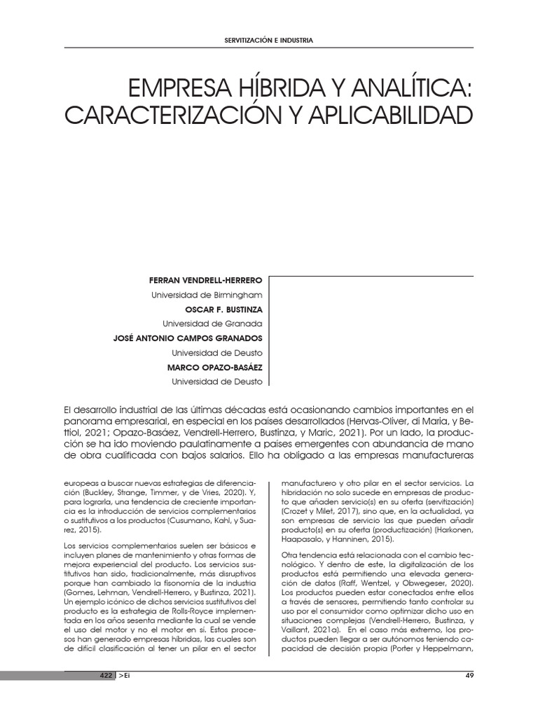 Vendrell, Bustinza, Campos y Opazo | PDF | Business | Software