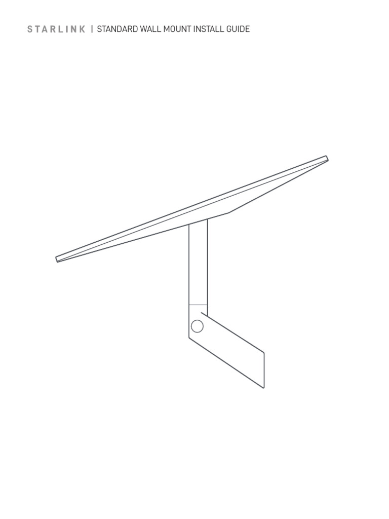 Installation Guide Standard Wall Mount | PDF | Drill | Screw