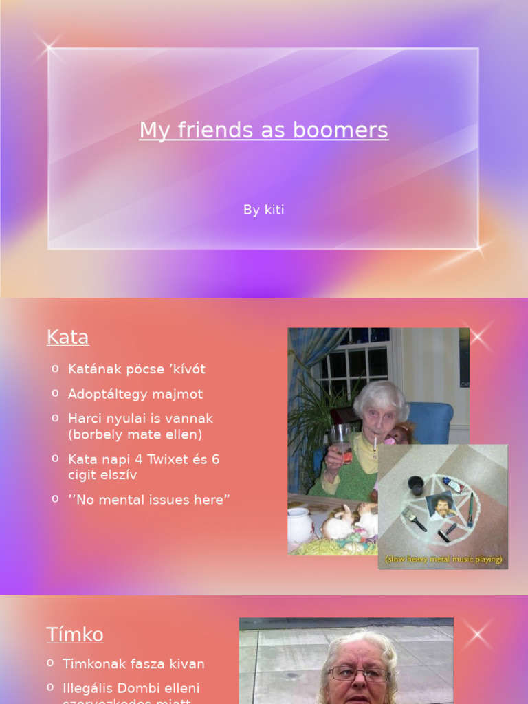 My Friends as Boomers | PDF