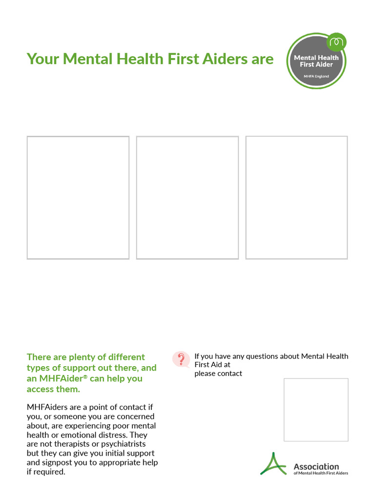 MHFAider Poster Simple 2024 | PDF