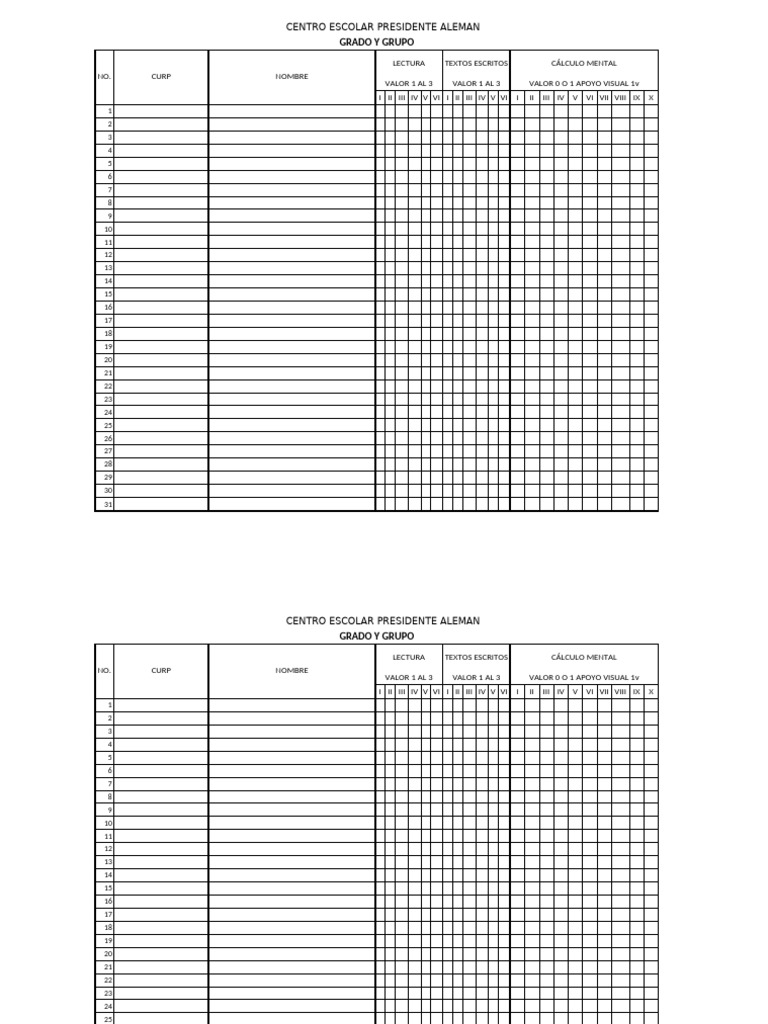 Formato Aleman Sisat | PDF