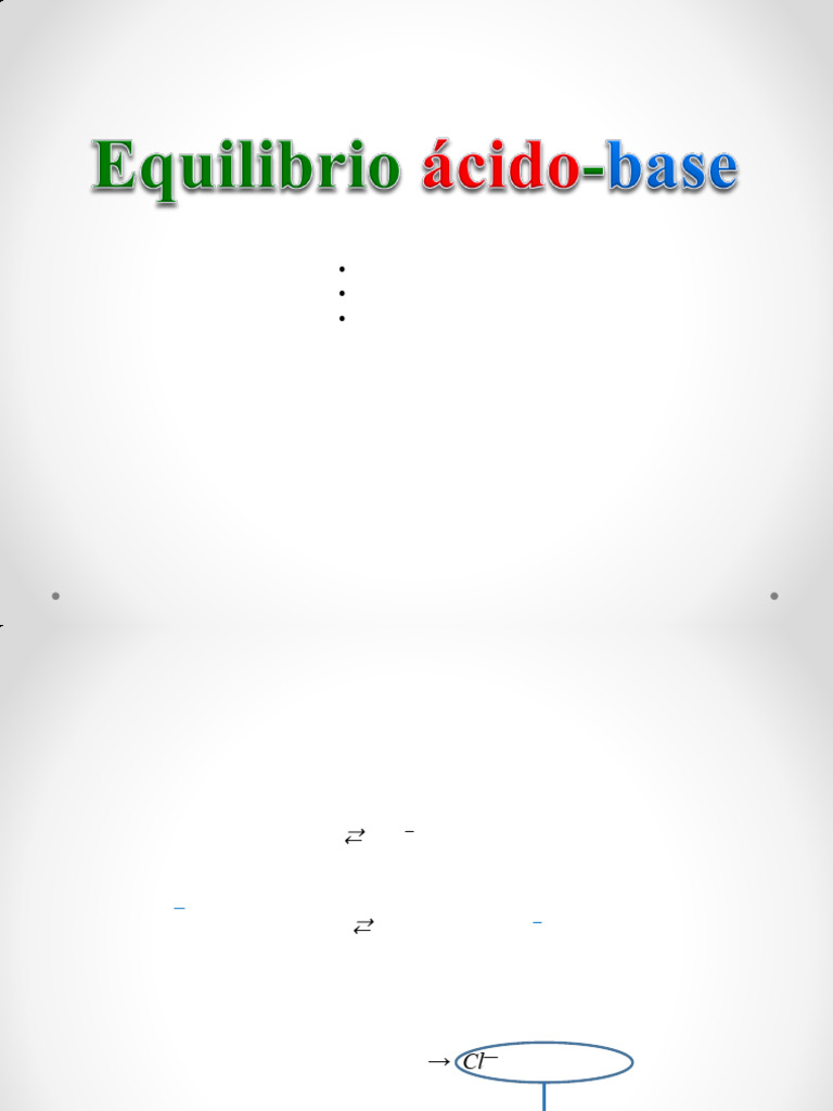 6-TEMA 6 - EQUILIBRIO ÁCIDO-BASE | PDF | Ácido | Constante de disociación ácida