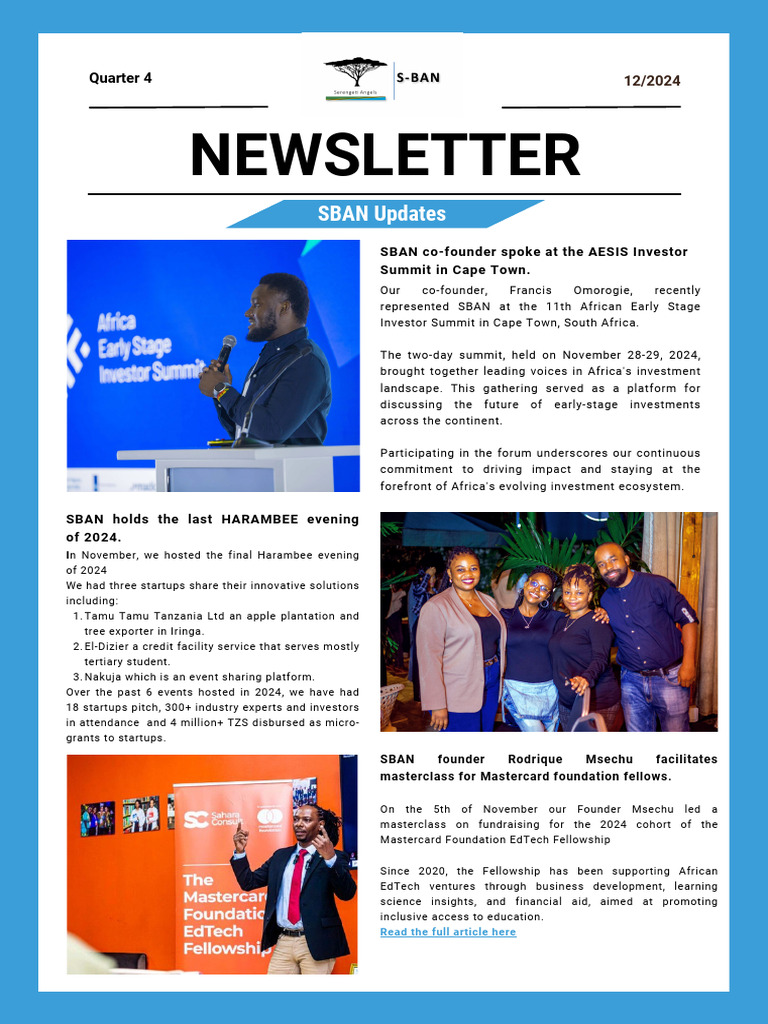 Sban q4 2024 Update | PDF | Startup Company | Small Business ...