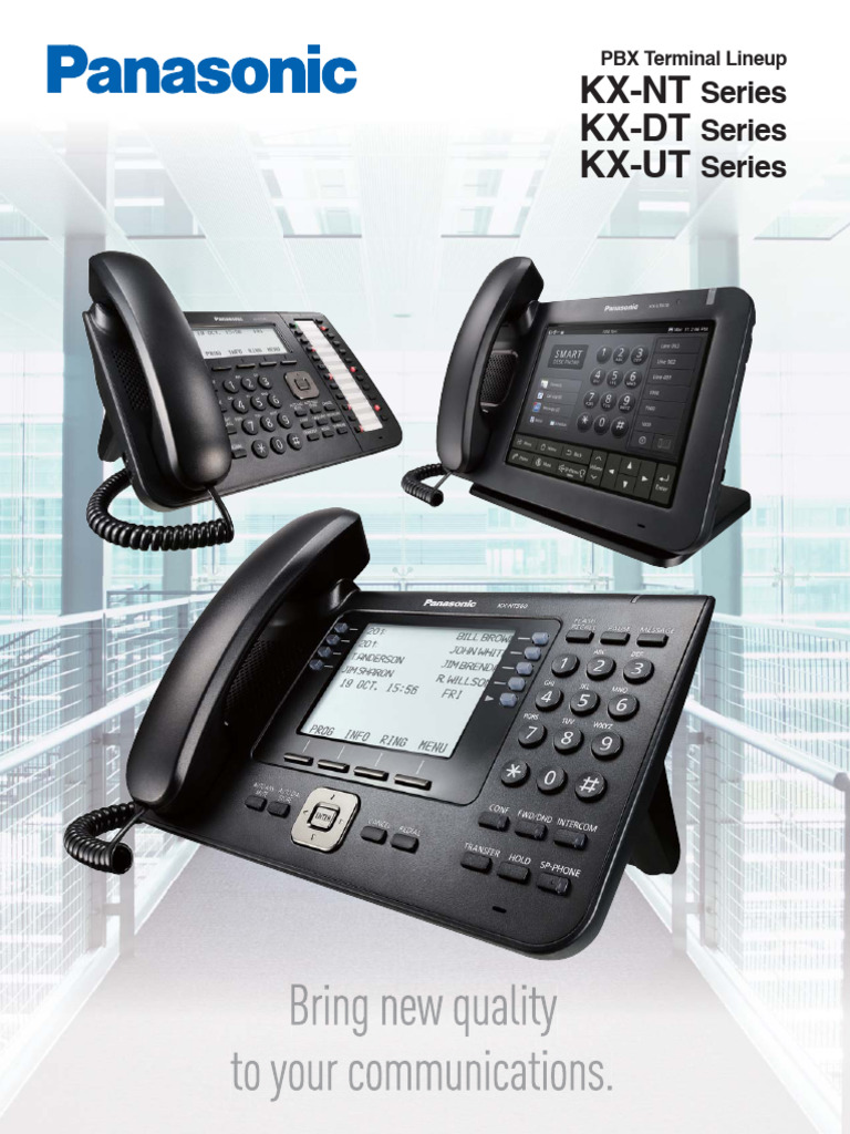 KX-UT-DT-NT Series Telephones | PDF | Telephone | Duplex ...