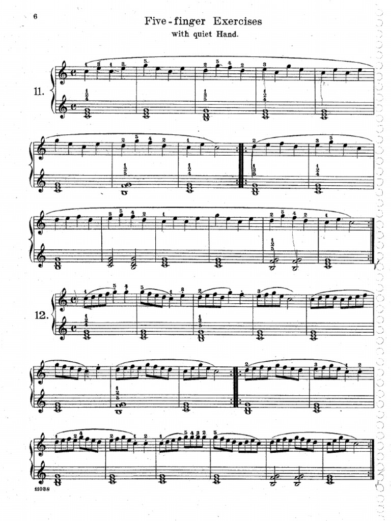 Anexo 1 - Czerny Op. 599 11 y 12 | PDF