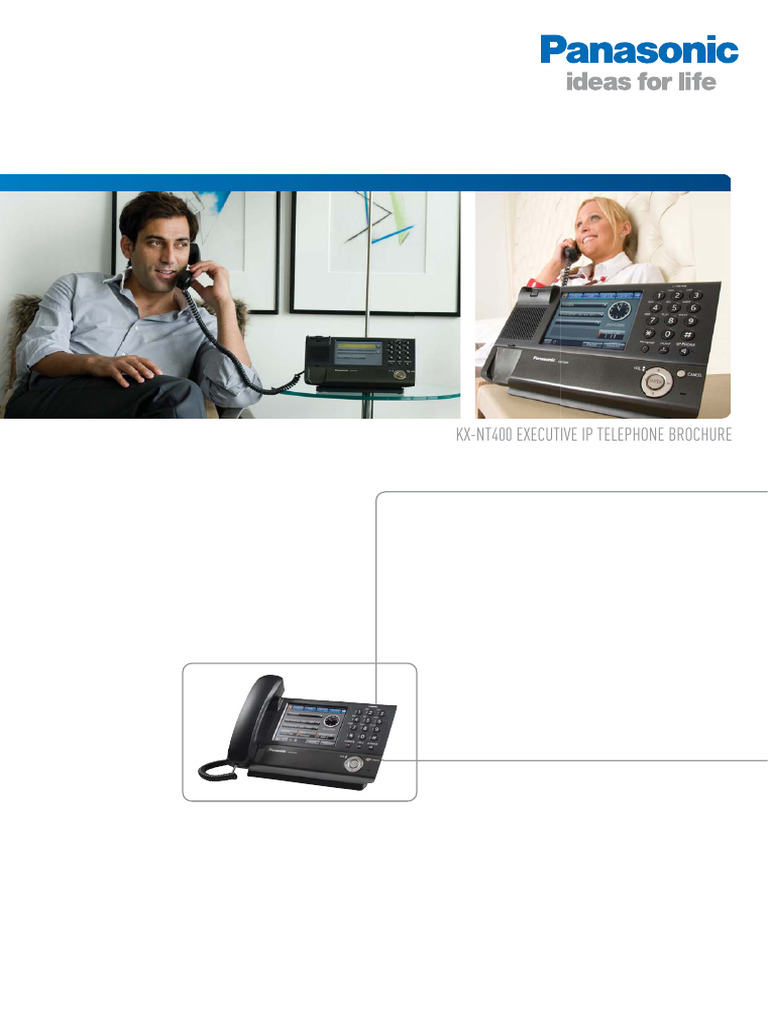 psqe1052xb_kx-nt400_brochure_v1.0_eng_09-2009 | PDF | Telephone | Computer Network