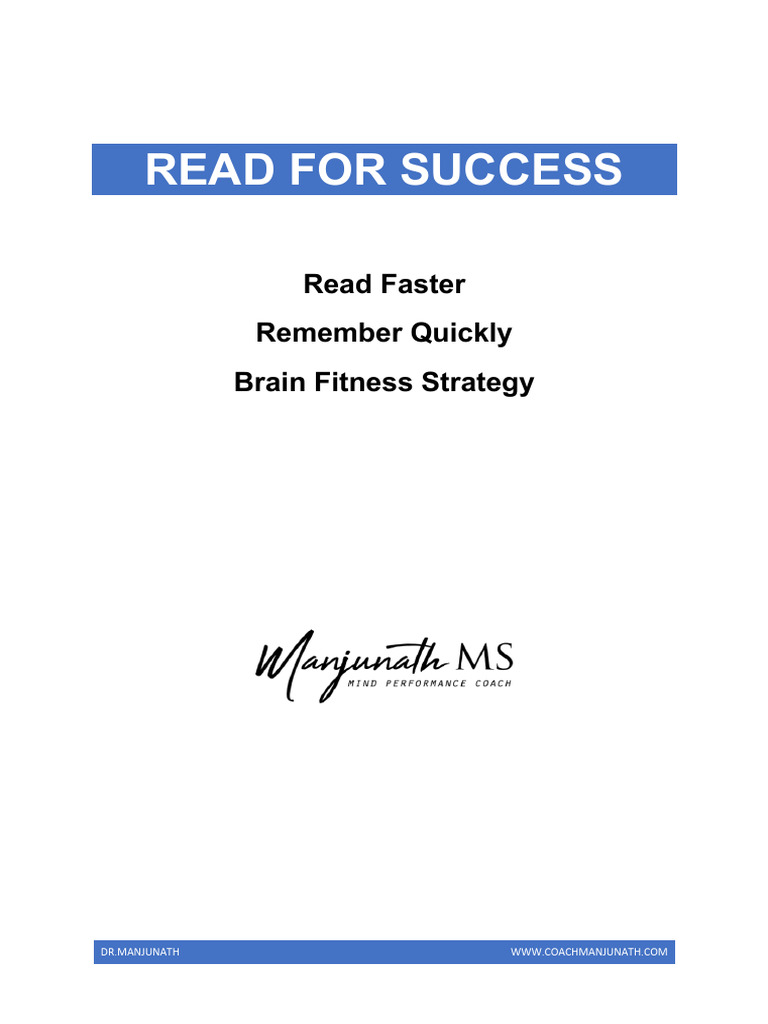 Boost Memory & Reading Skills | PDF