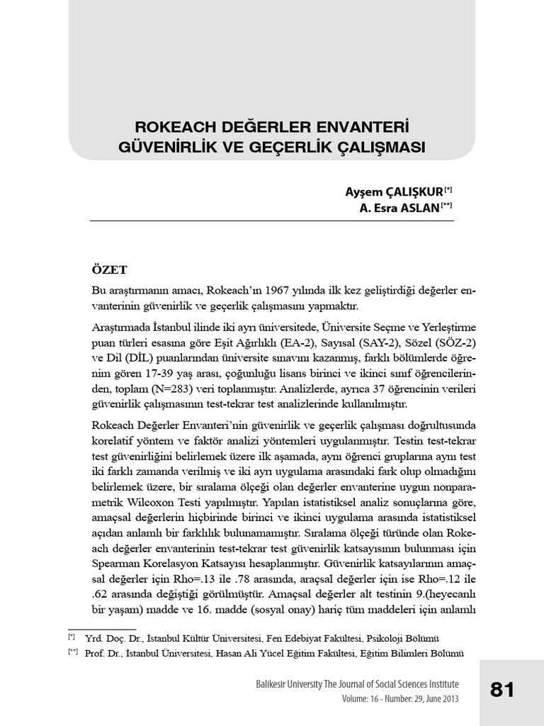 rokeach-degerler-envanteri-toad | PDF