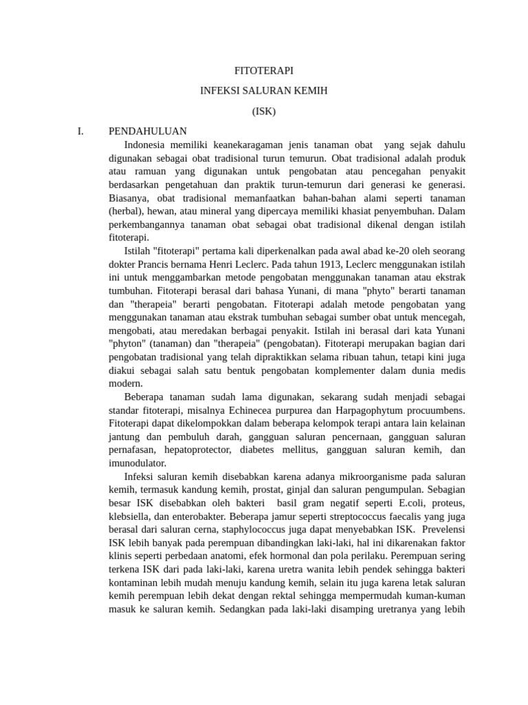 Fitoterapi Isk | PDF