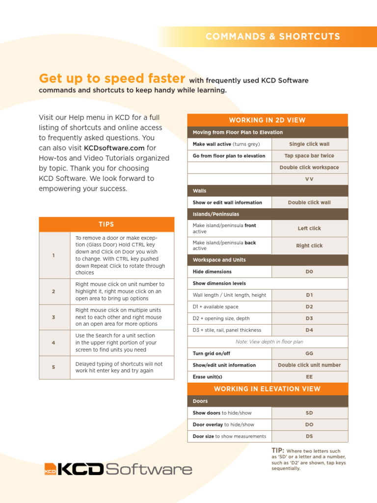 KCD Commands-Shortcuts | PDF | Software