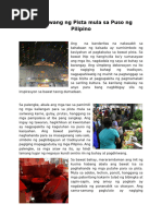 Filipino Pista Sa Aming Bayan | PDF