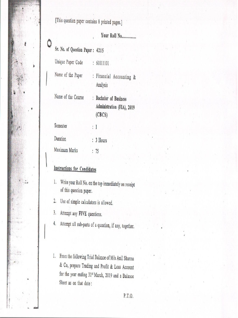 2019 Financial Accounting Analysis | PDF