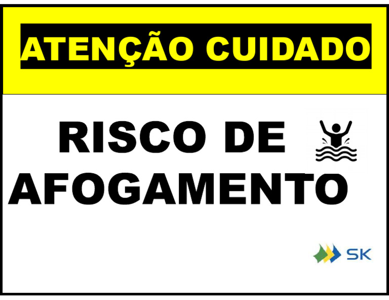Risco de Afogamento- Placa | PDF
