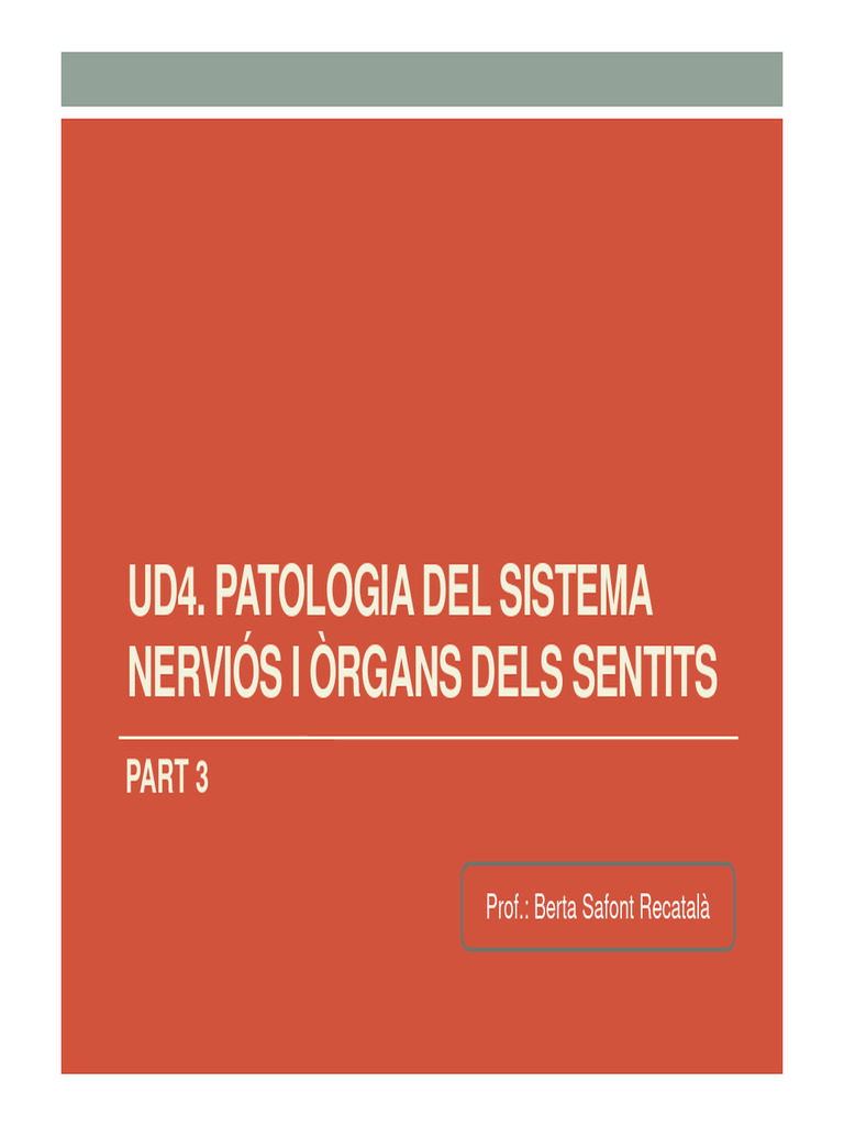 APB Power UD-4 Patologia Nerviosa | PDF