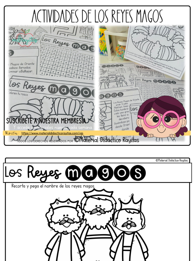 Actividades educativas Reyes Magos | PDF | Reyes Magos | Natividad De Jesus