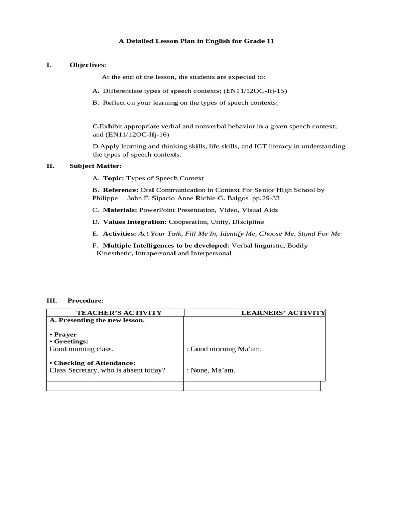 A-Detailed-Lesson-Plan-in-English-for-Grade-11-Oral-Communication ...