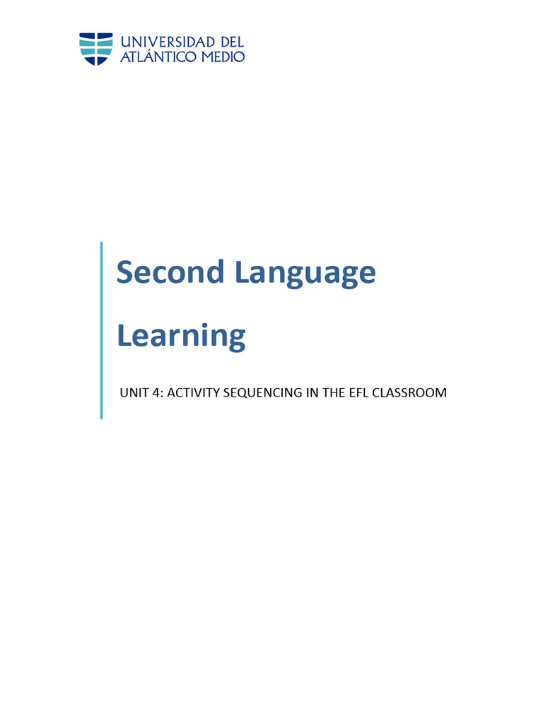 Unit 4. Second Language Learning | PDF | Second Language Acquisition | Knowledge
