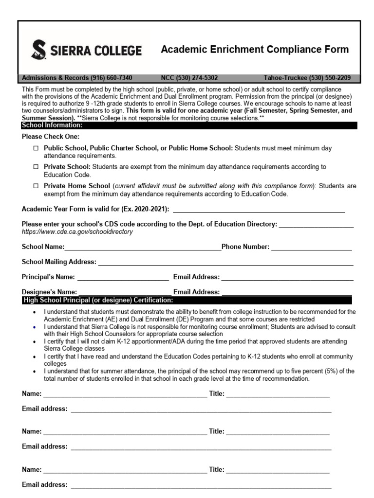 AE Compliance Form | PDF