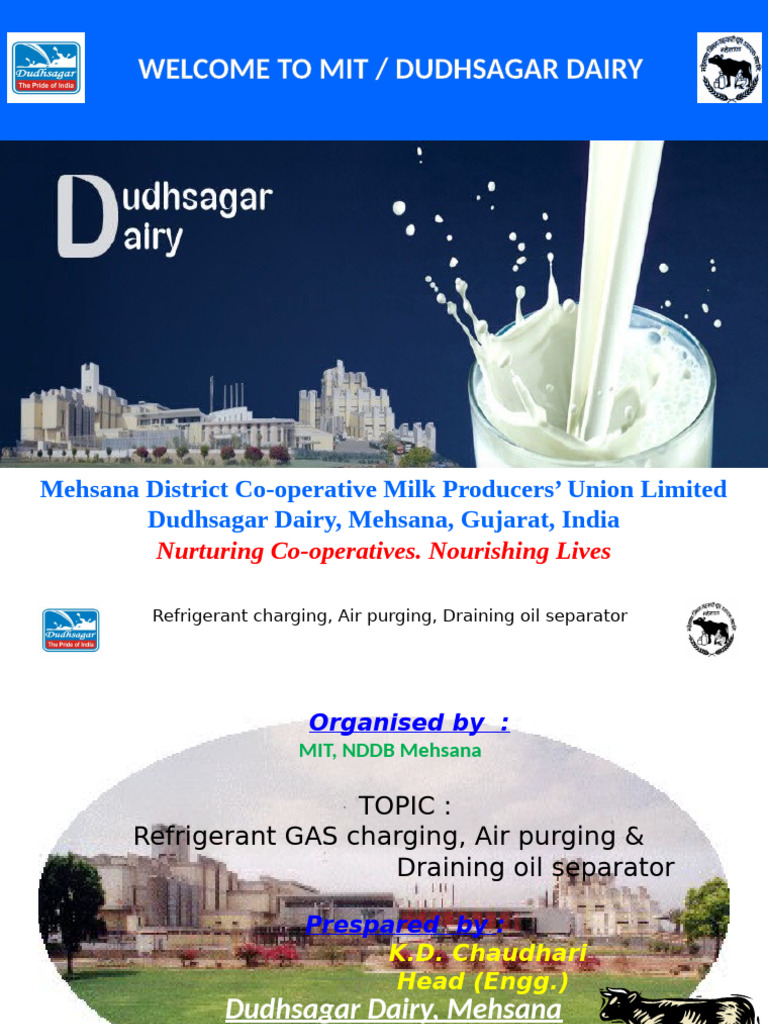 A. Refrigerant Charging, Air Purging, Draining Oil Separator | PDF ...