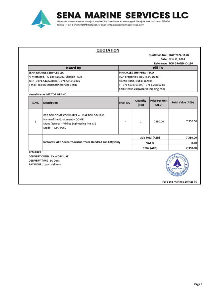 SNQTN-24-11-07 PCB- ODME COMPUTER | PDF
