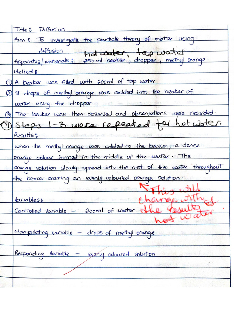 2024 Chem Lab 2 Diffusion | PDF