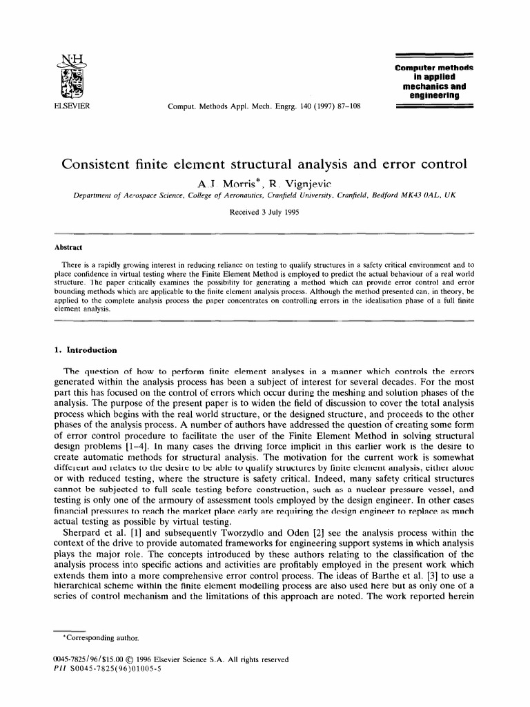 87-108 | PDF | Finite Element Method | Structural Analysis