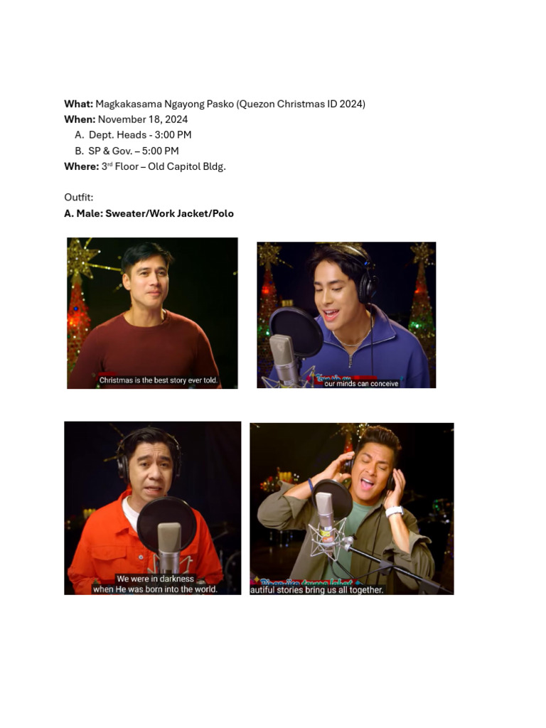 Magkakasama Ngayong Pasko | PDF