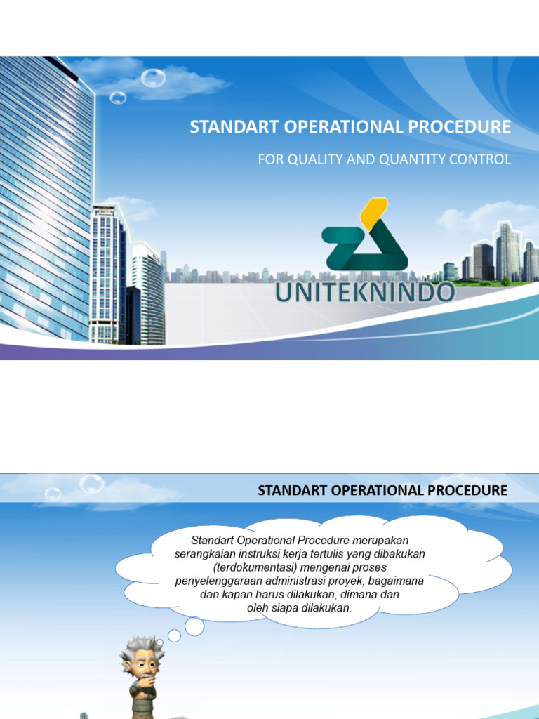 SOP Quality Dan Quantity Control Project | PDF