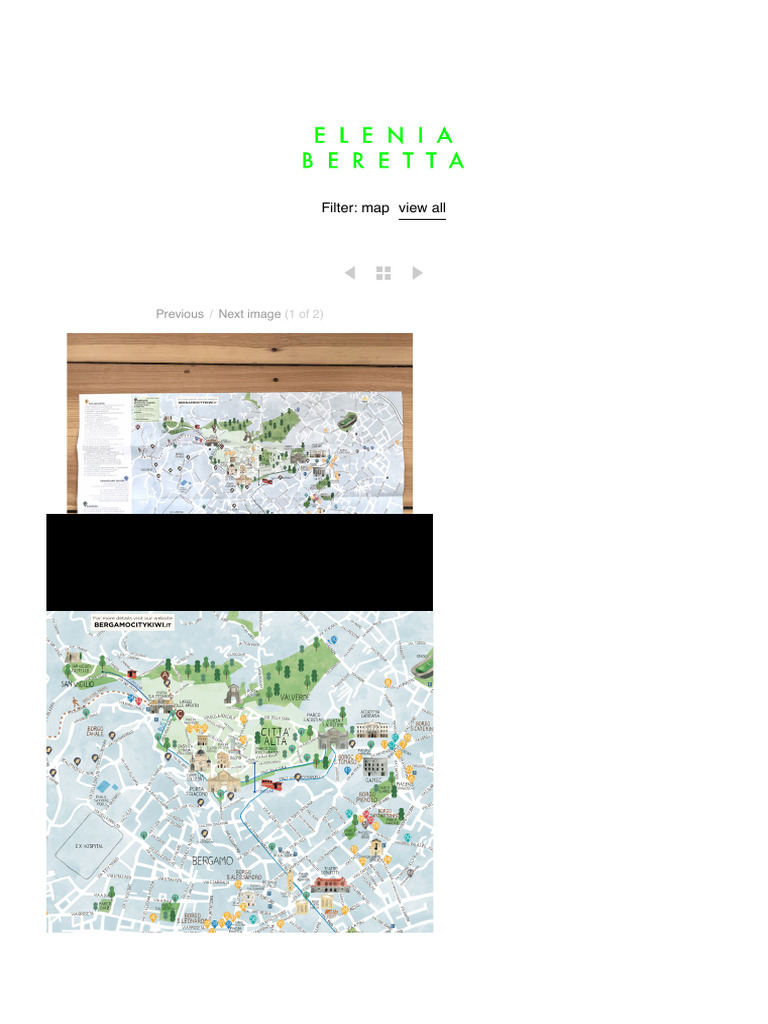 Bergamo City Kiwi Map - Elenia Beretta | PDF