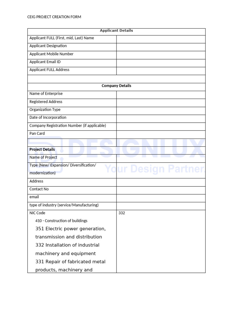 CEIG Online Registration Form Guide | PDF
