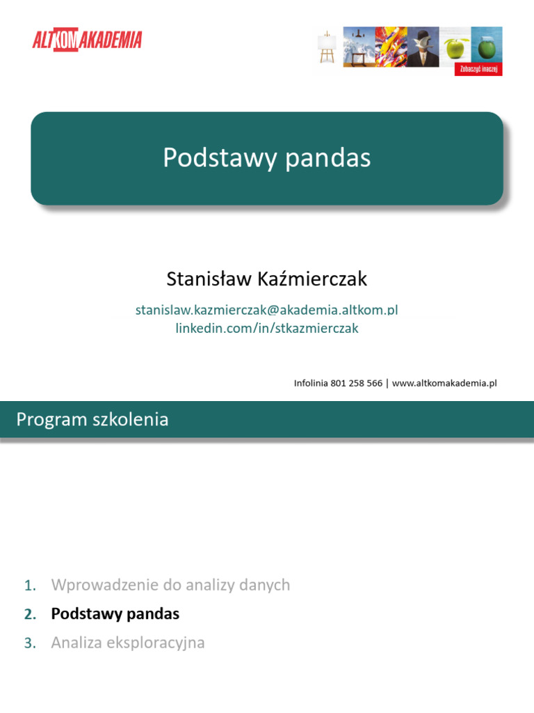 Podstawy Pandas | PDF