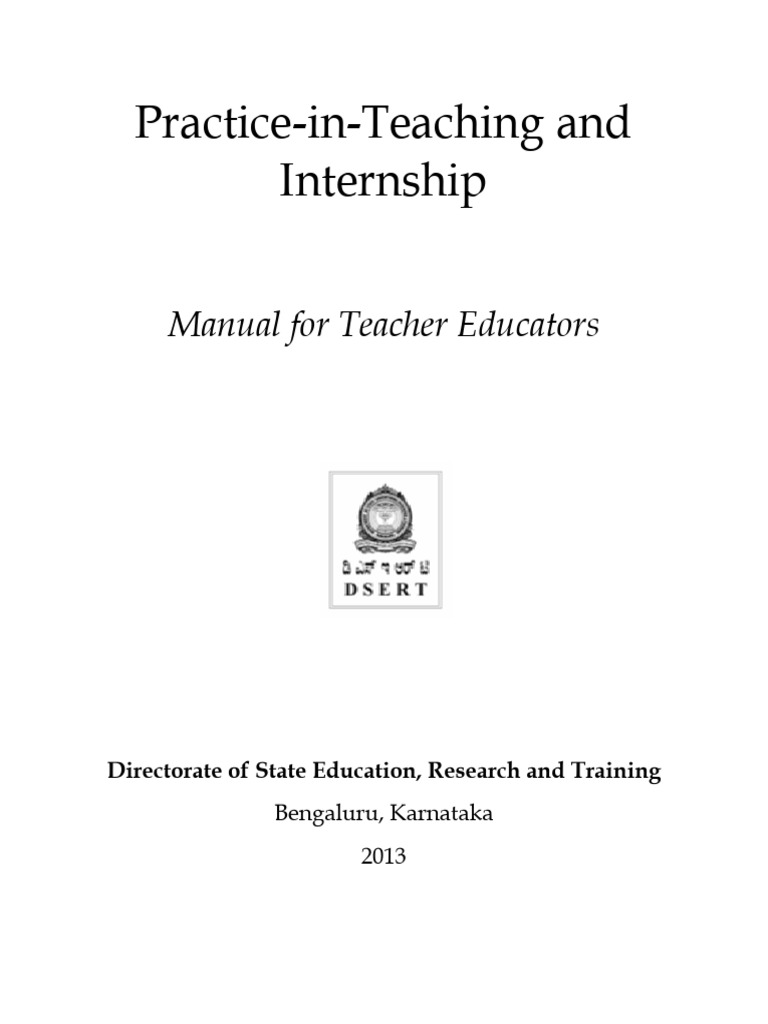 Internship and practice in teaching | PDF | Learning | Constructivism ...
