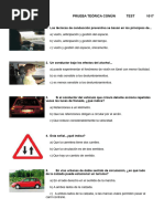 Examen Teorico Intrant Compress | PDF | Tráfico | Licencia de conducir