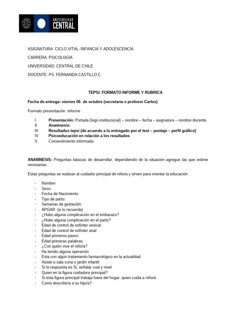 TEPSI | PDF | Infografia