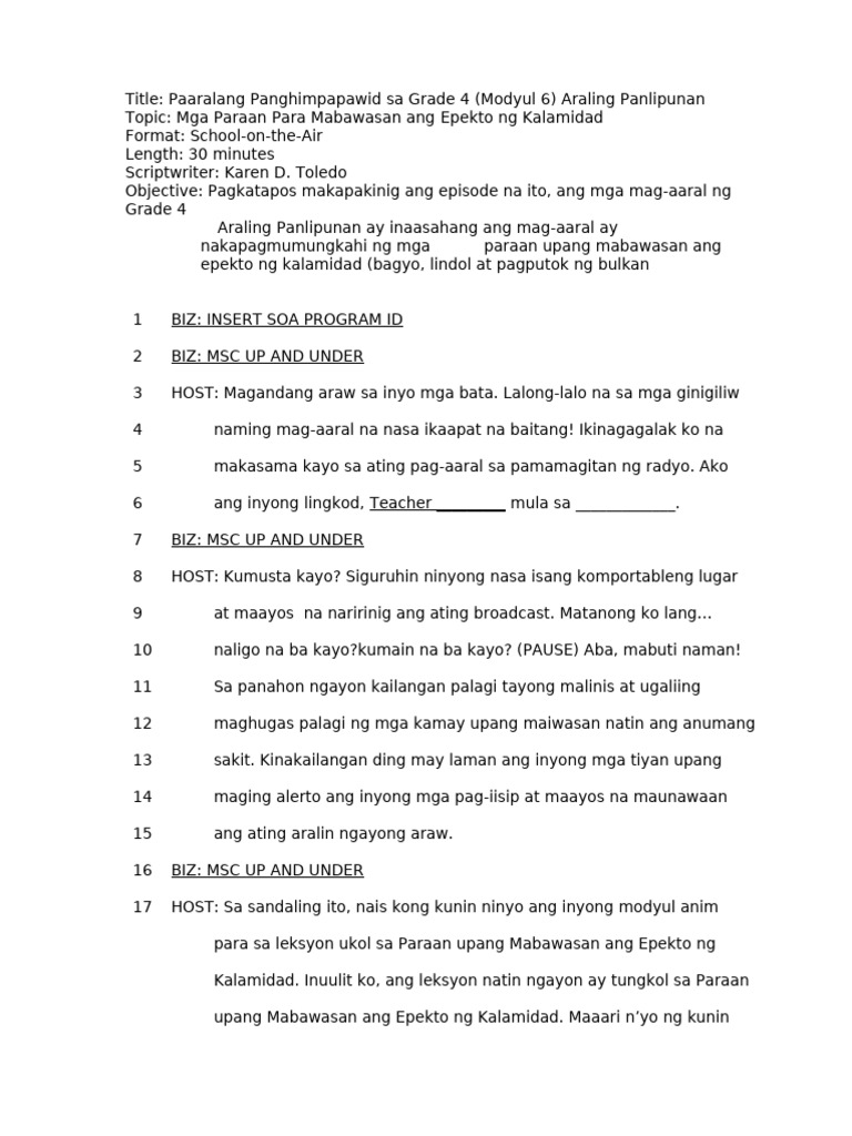 AUDIO-SCRIPT-FINAL (AutoRecovered) | PDF