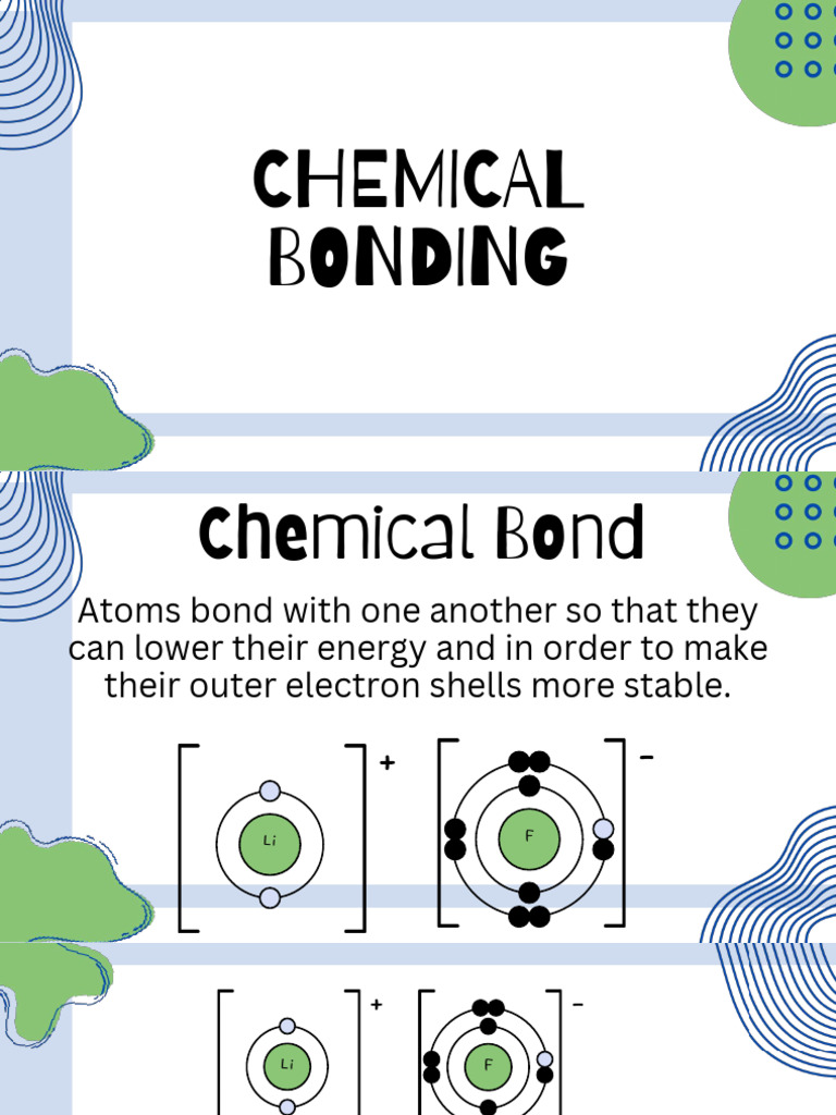 Chemical Bonding | PDF | Ion | Chemical Bond