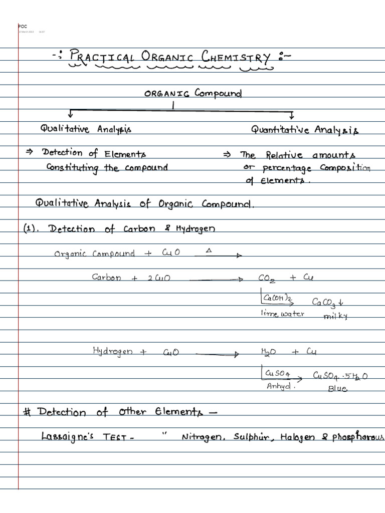 Practical Organic Chemsitry | PDF