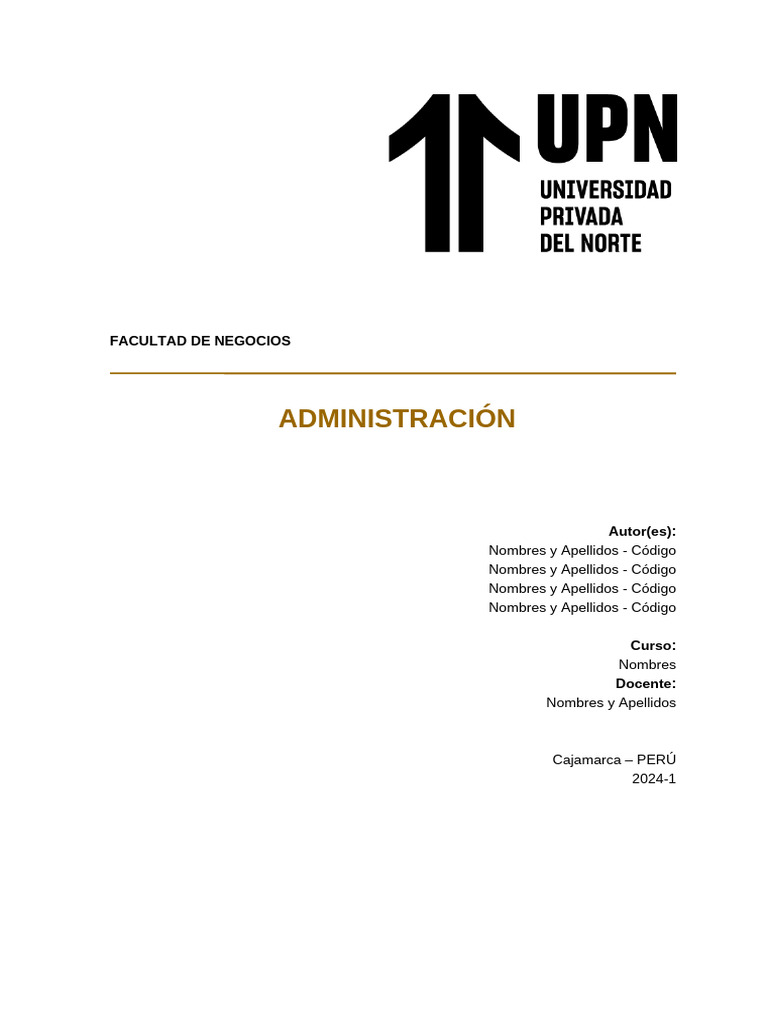 Modelo de Informe | PDF