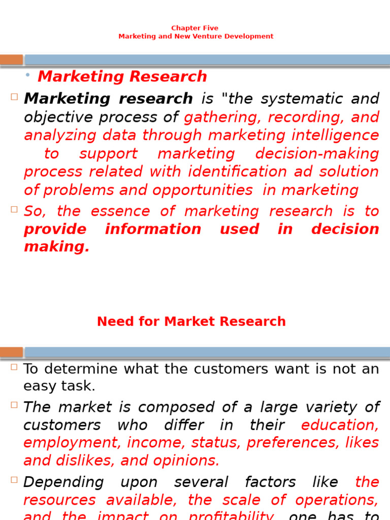 Entrepreneurship CH 5 | PDF | Marketing | Market (Economics)
