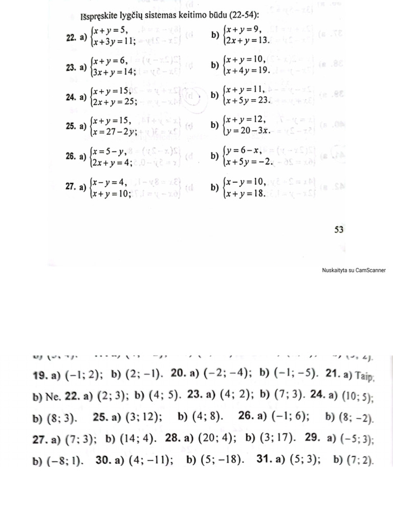 Namu Darbas Ir Atsakymai, Isspresti Viska. | PDF