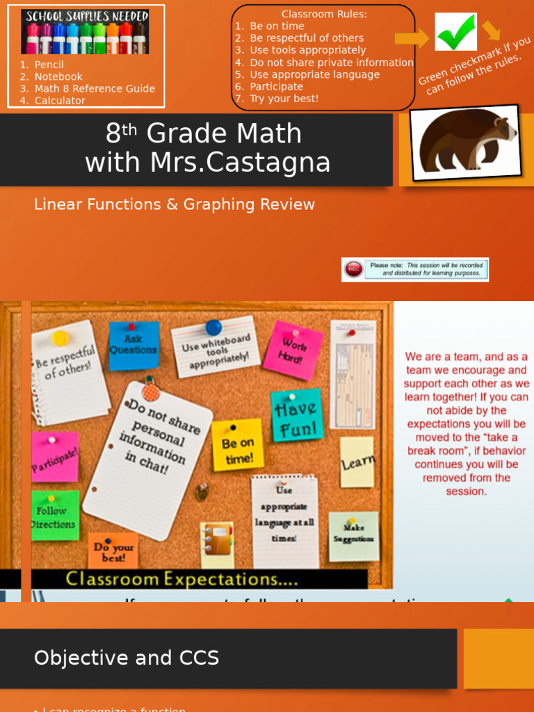 Facing Math_Linear Functions & Graphing | PDF