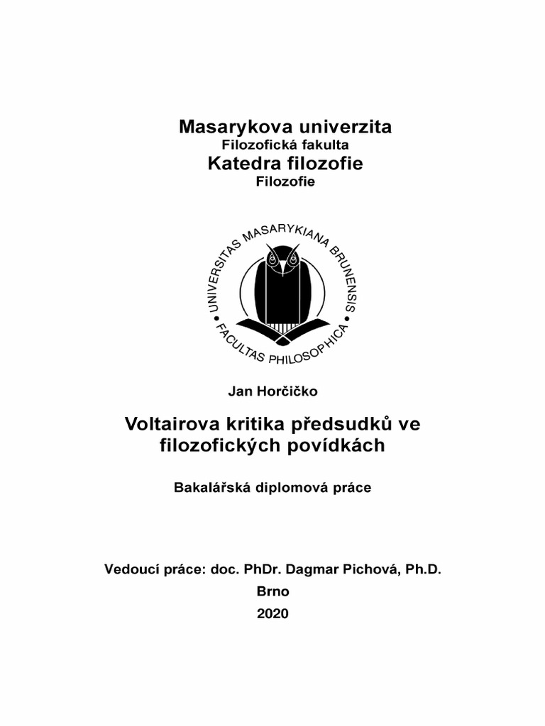 Bakalarska Prace Final Archive | PDF