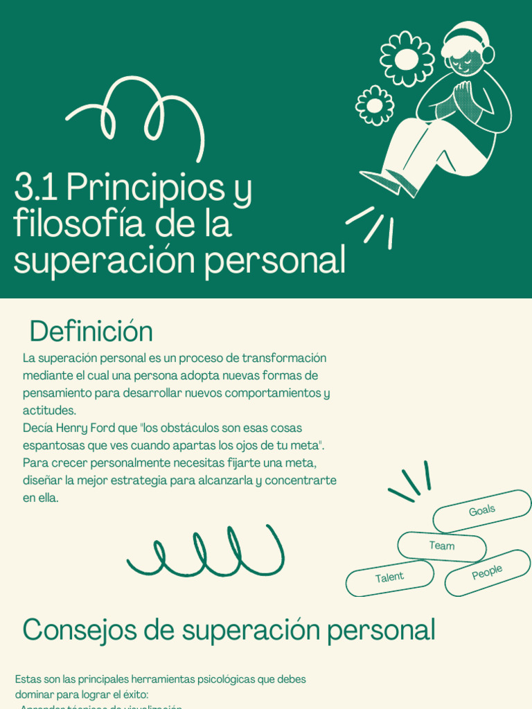 Principios de Superación Personal | PDF | Liderazgo | Psicología Social