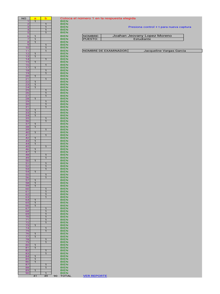 Kostick Registro | PDF | Sicología | Psicología Social