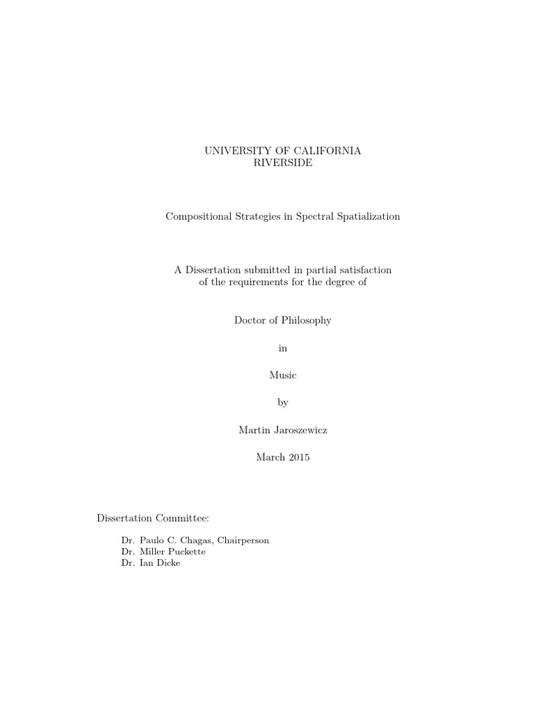 Compositionl Strategies and Spectral Spatialization | PDF | Acoustics | Sound