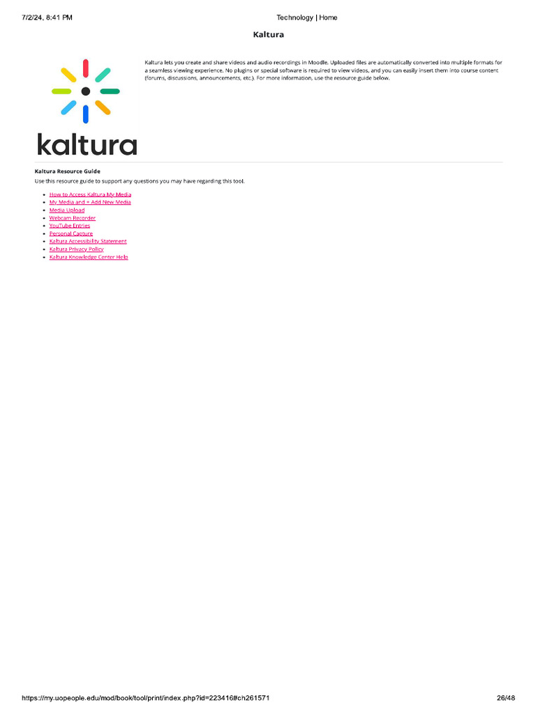 Kaltura | PDF