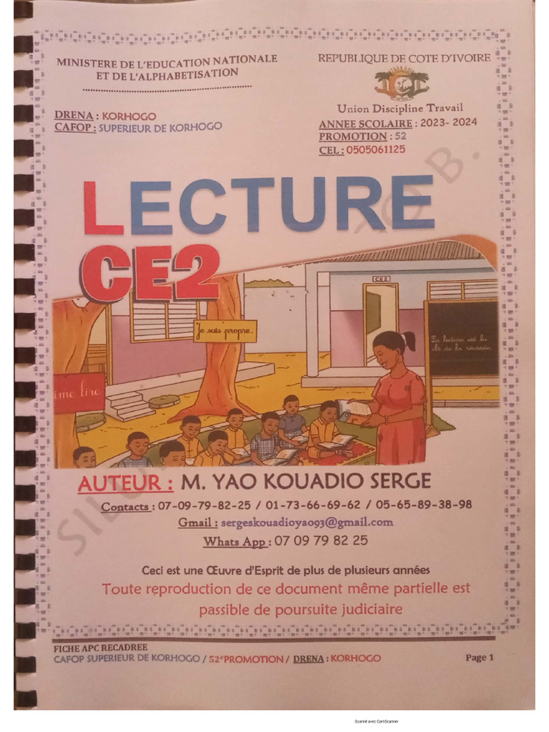 Lecteure Ce2 Nouveau Livre | PDF