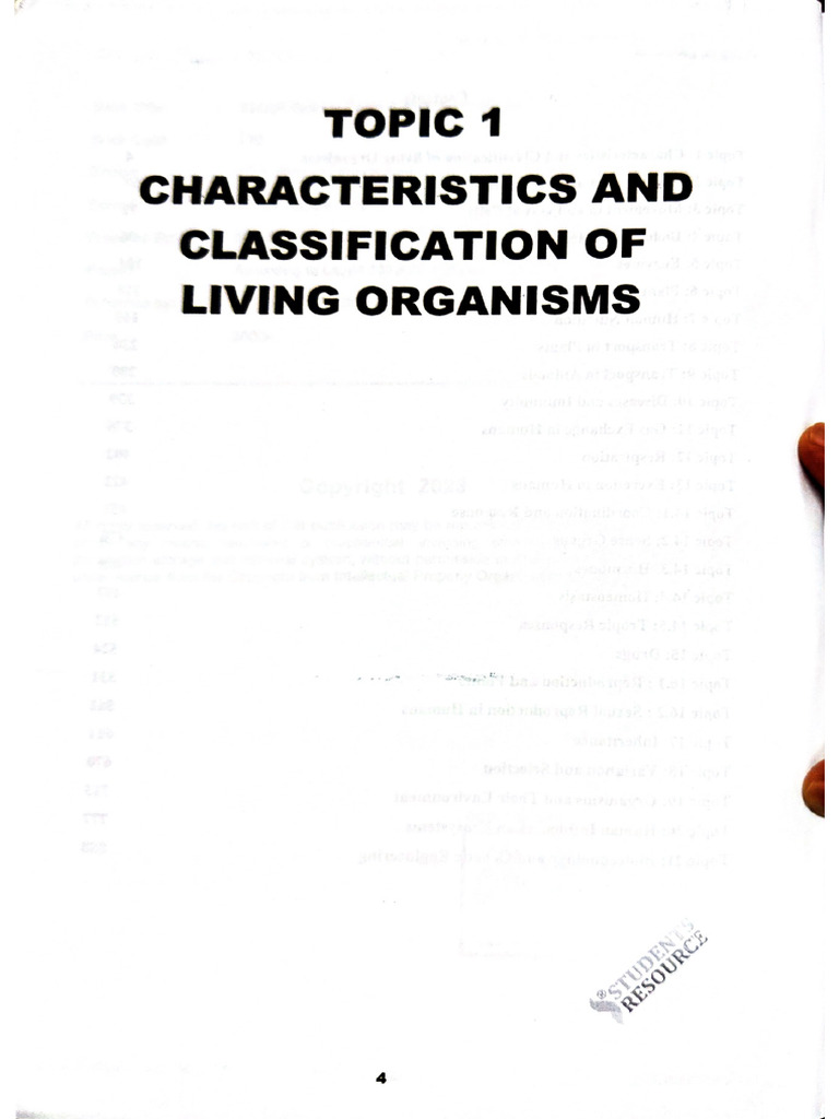 Bio p4 Chapter 1 | PDF