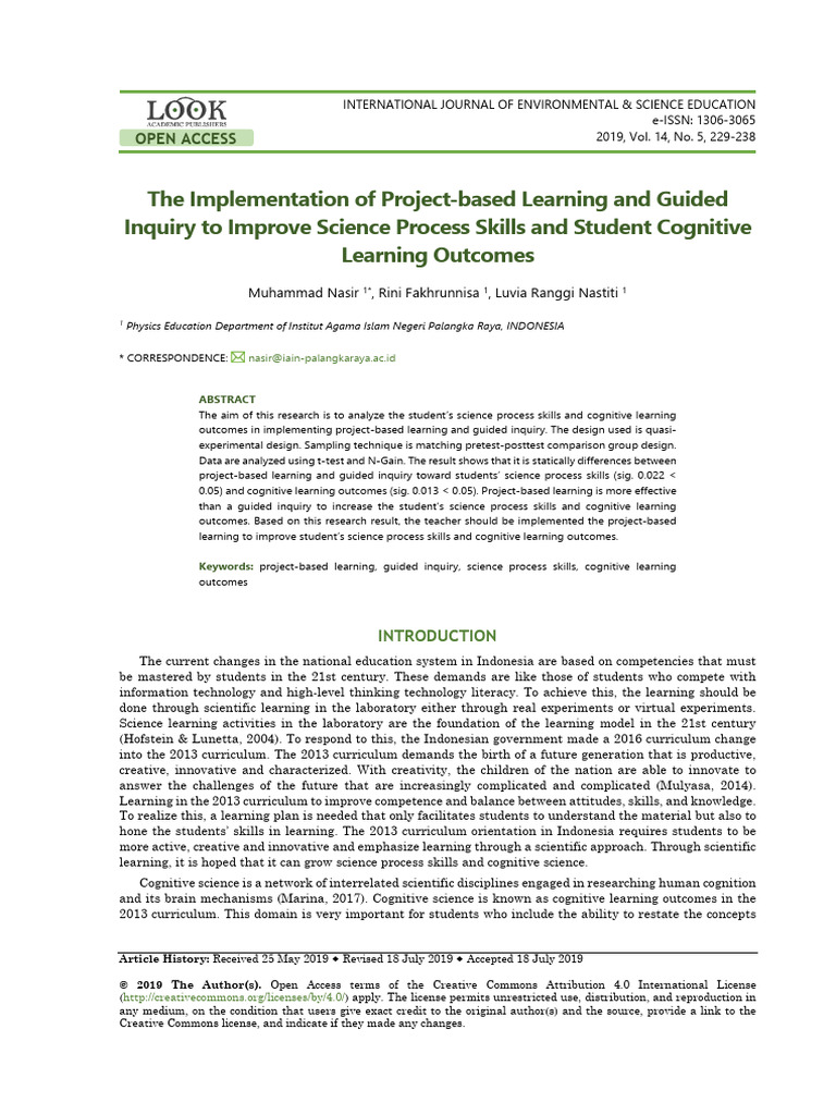 Artikel IJESE_Muhammad Nasir_2119 nuevas referencias | PDF | Science ...